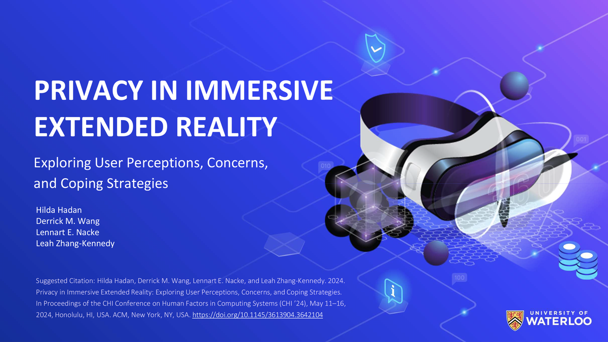 Privacy Implications of Extended Reality